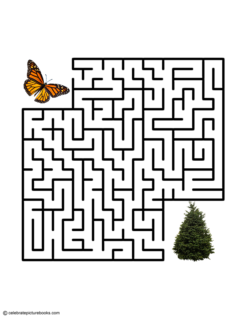 Monarch Maze activity