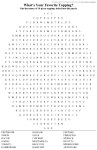 Pizza-themed Word Search