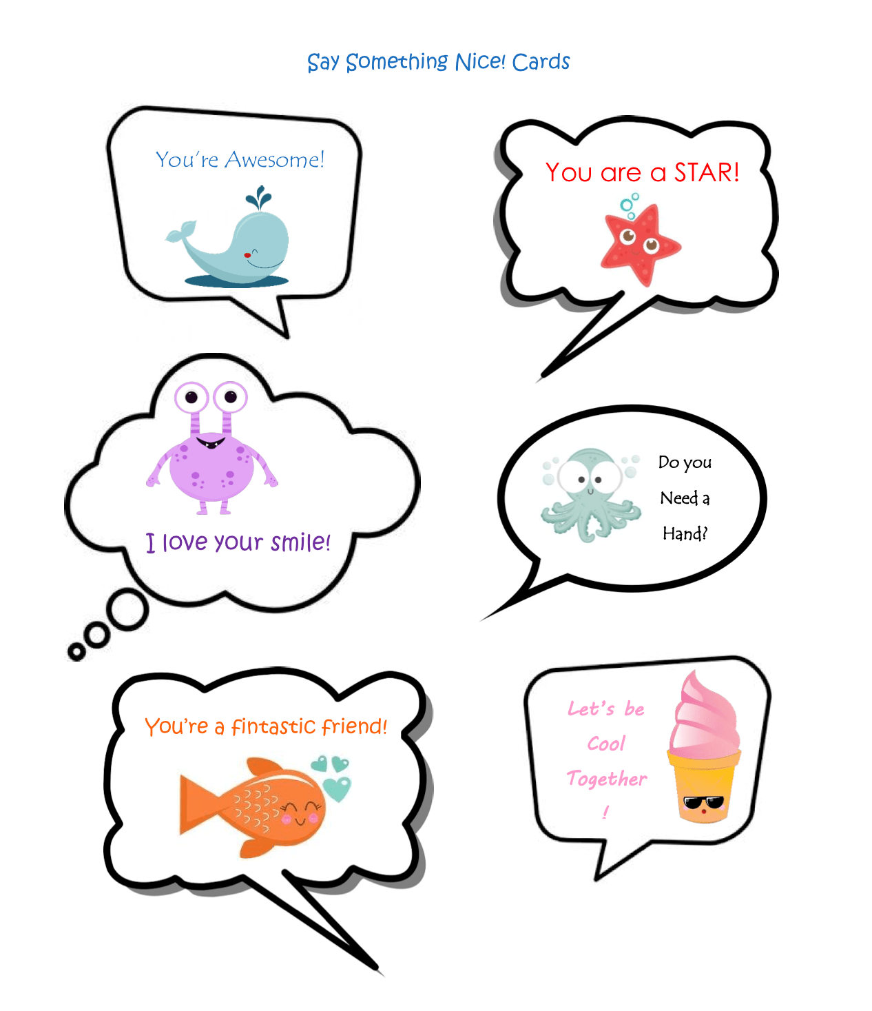 Picture Books about Being Nice