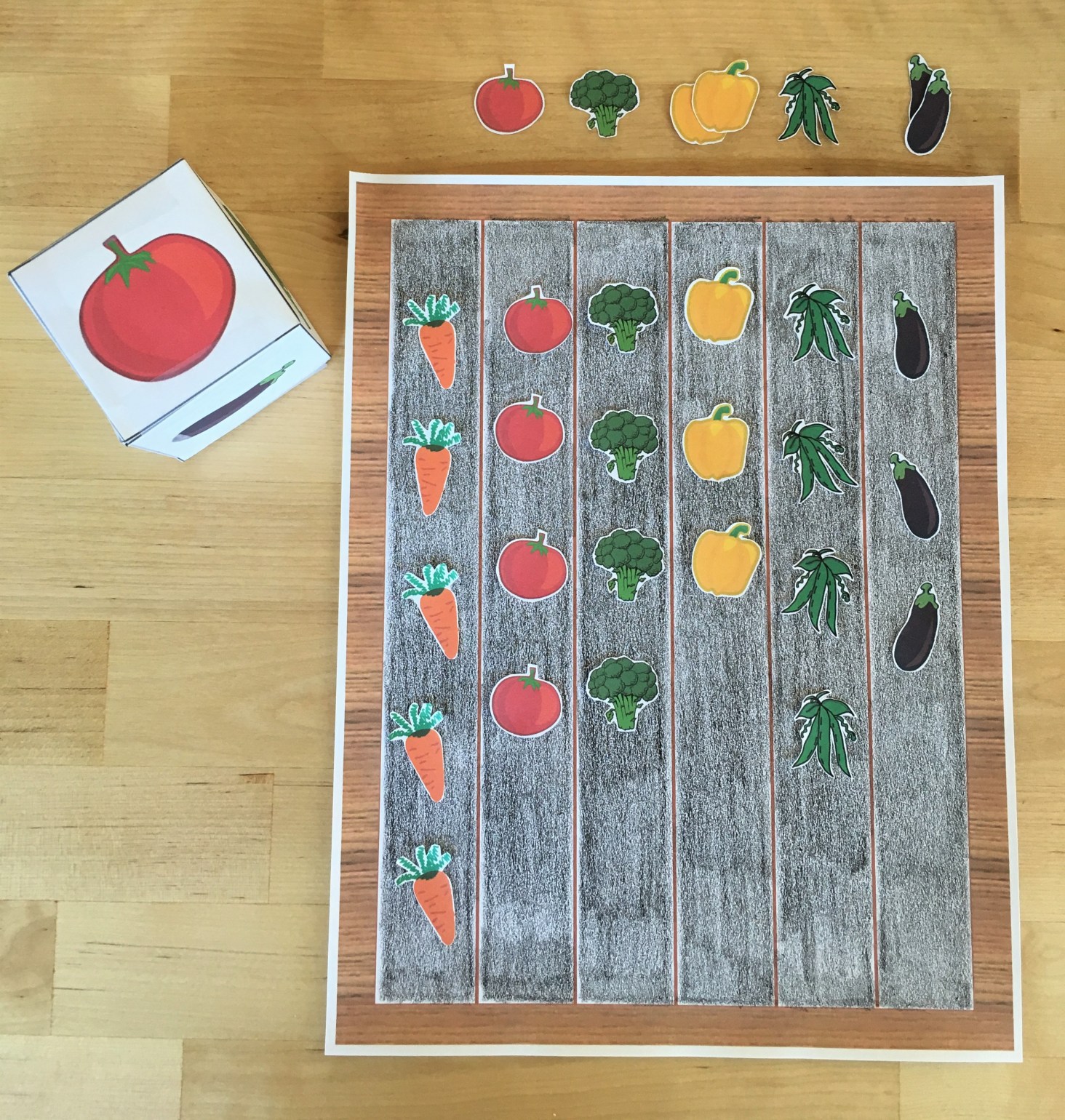 Grow a Vegetable Garden Board Game