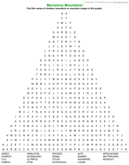 Picture Books about Mountains