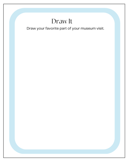 Museum Visit Activity Sheets