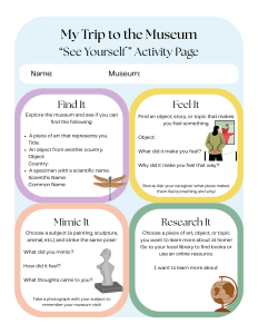 My Trip to the Museum Activity Sheet