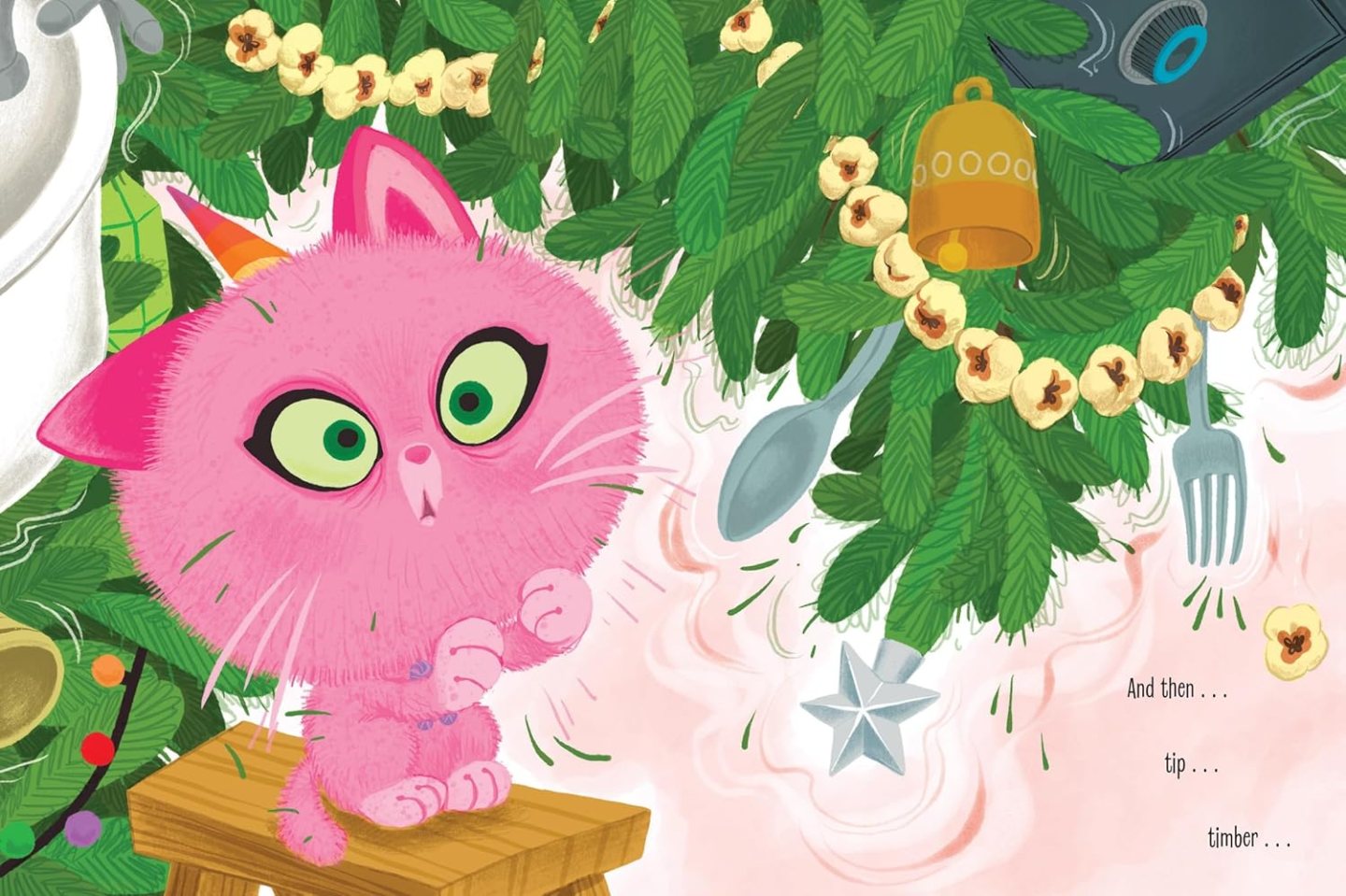Holly Jolly Kitty Corn Picture Book Review